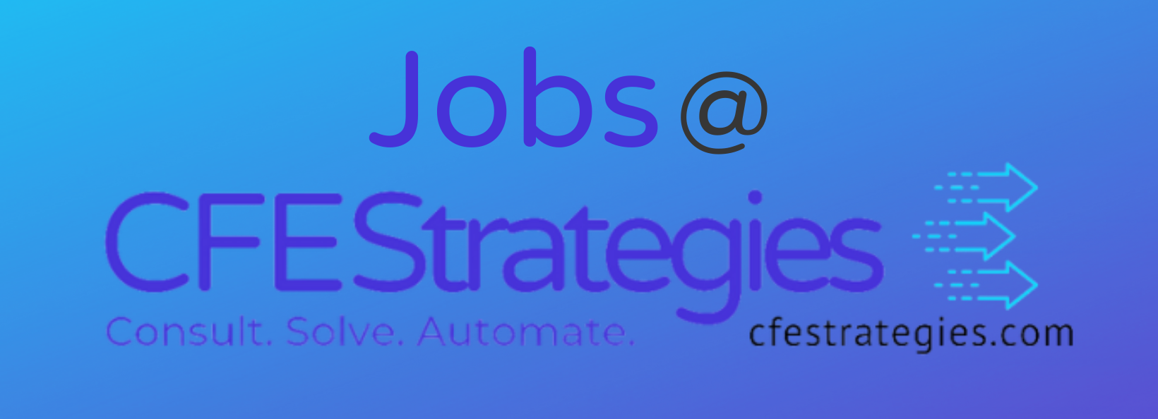 Jobs at CFE Strategies